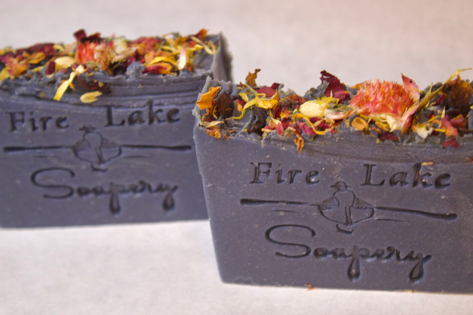 Peony Blush & Suede Bar Soap | Fire Lake Soapery
