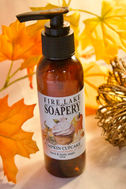 Pumpkin Cupcake Hand & Body Wash | Fire Lake Soapery