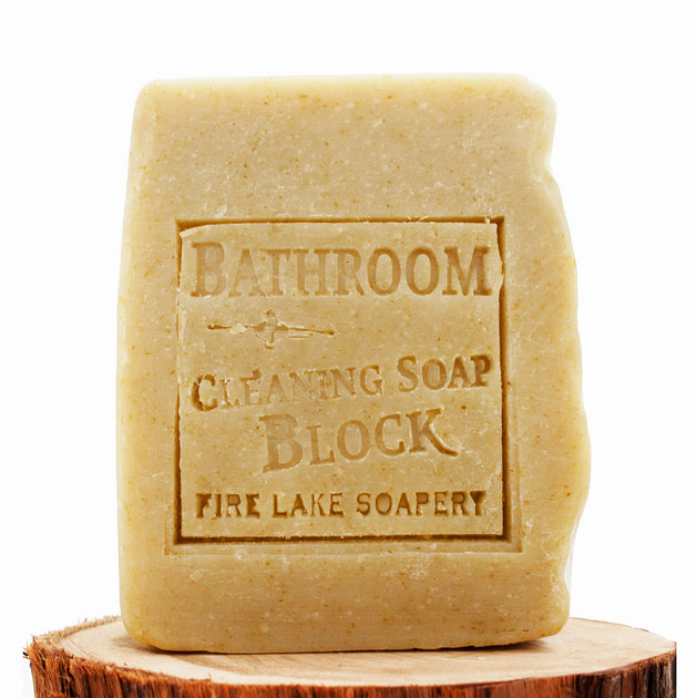 Bathroom Cleaning Soap Block | Fire Lake Soapery